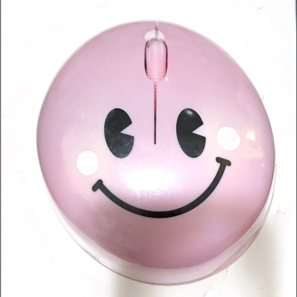 Computers, Laptops & Parts | Pink Smiley Face Wireless Mouse Cute ...